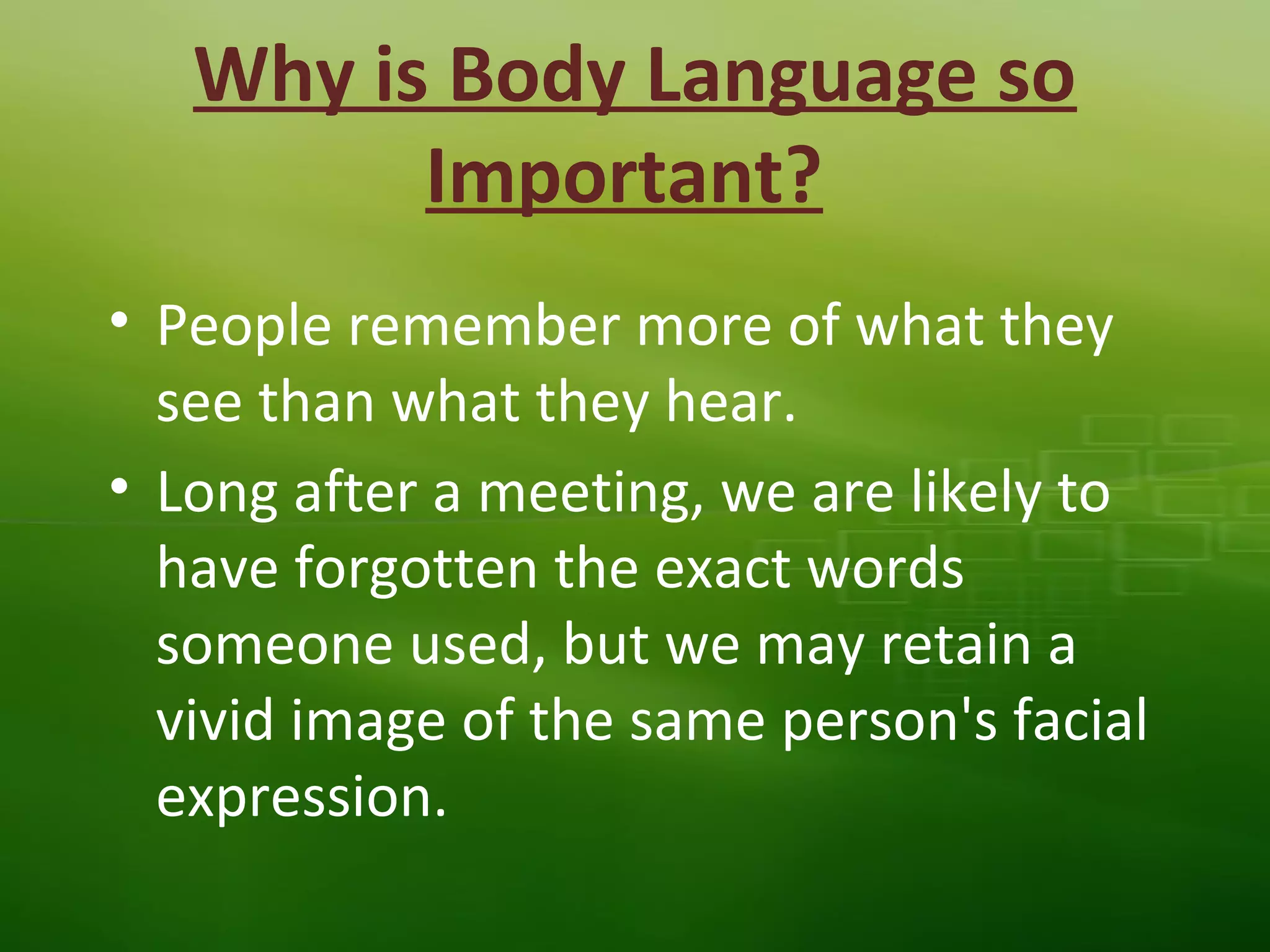 Body language | PPT