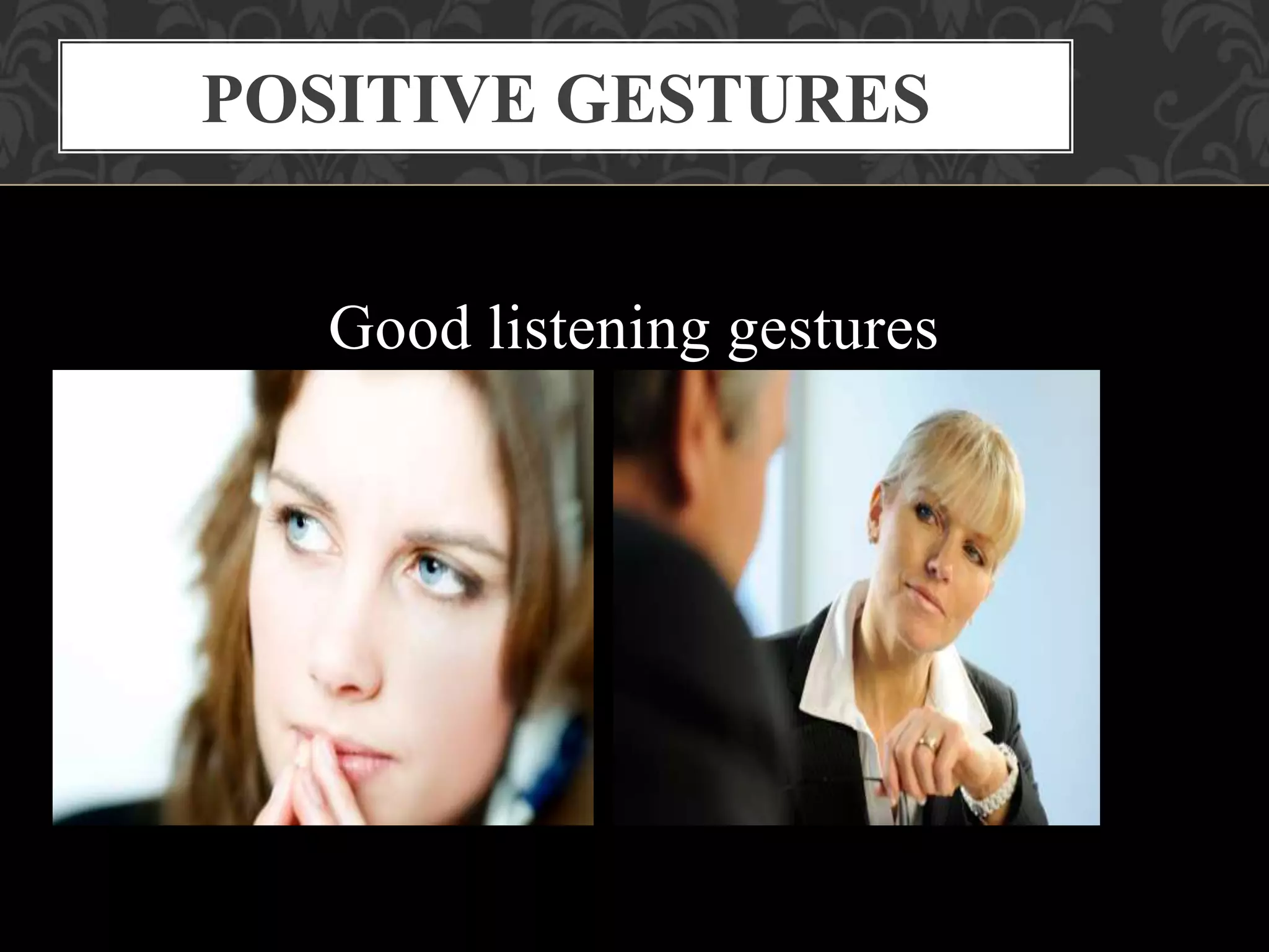 Body language/Types of Gestures | PPT