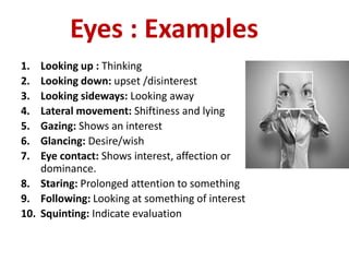 Body language | PPTX