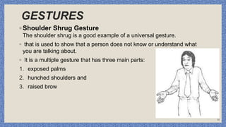 Body language | PPTX