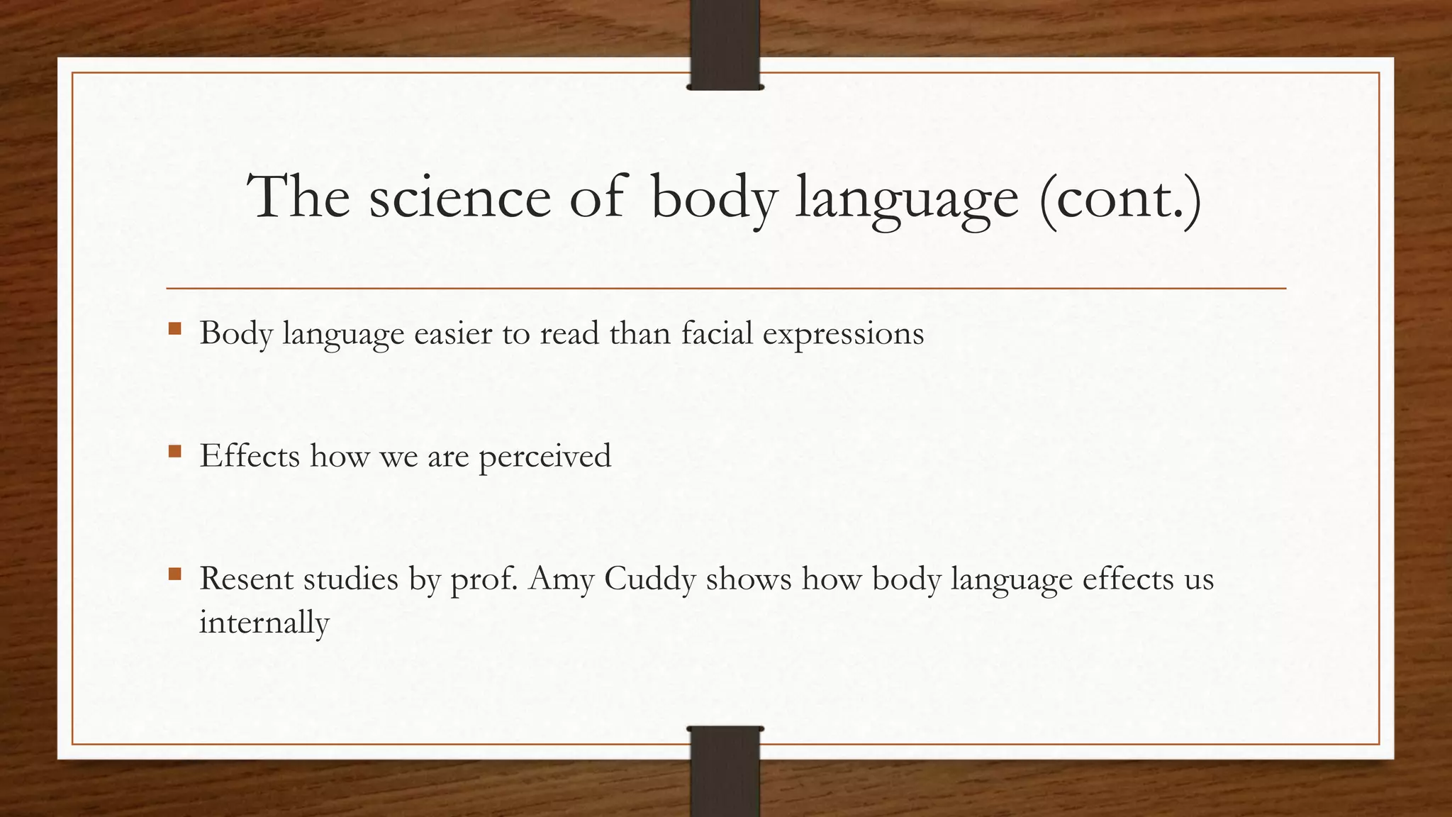 Body language | PPT