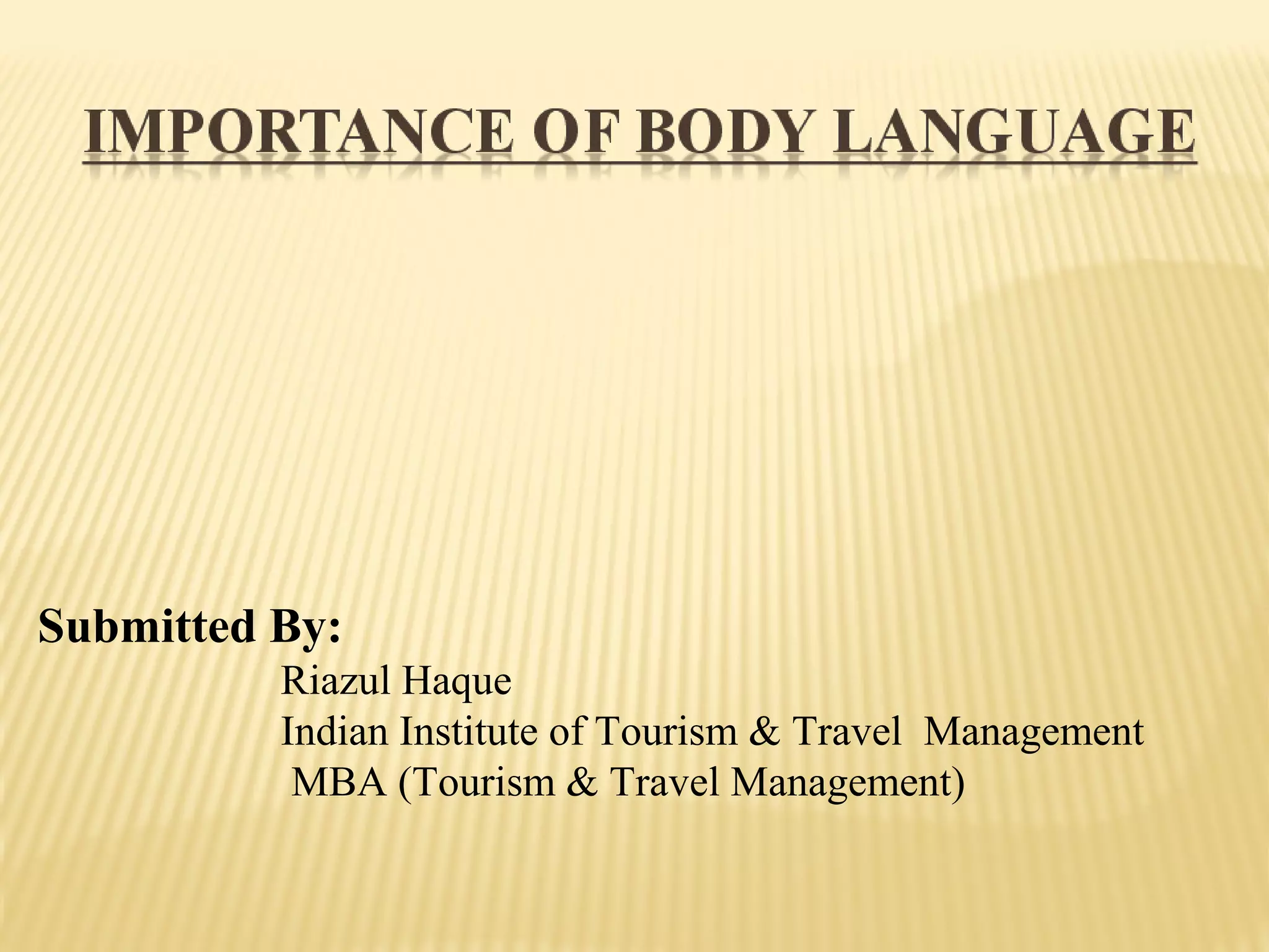 Body language | PPT