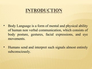 Body language | PPT