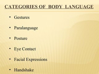 Body language | PPT