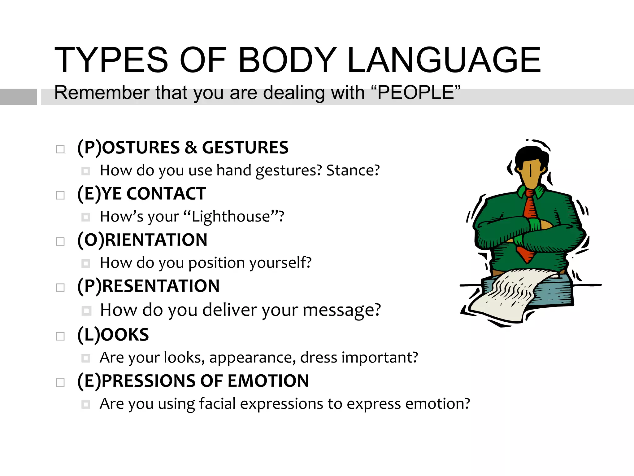 Body language | PPTX