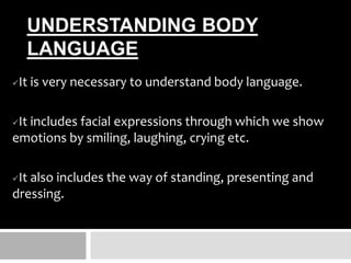 Body language | PPTX