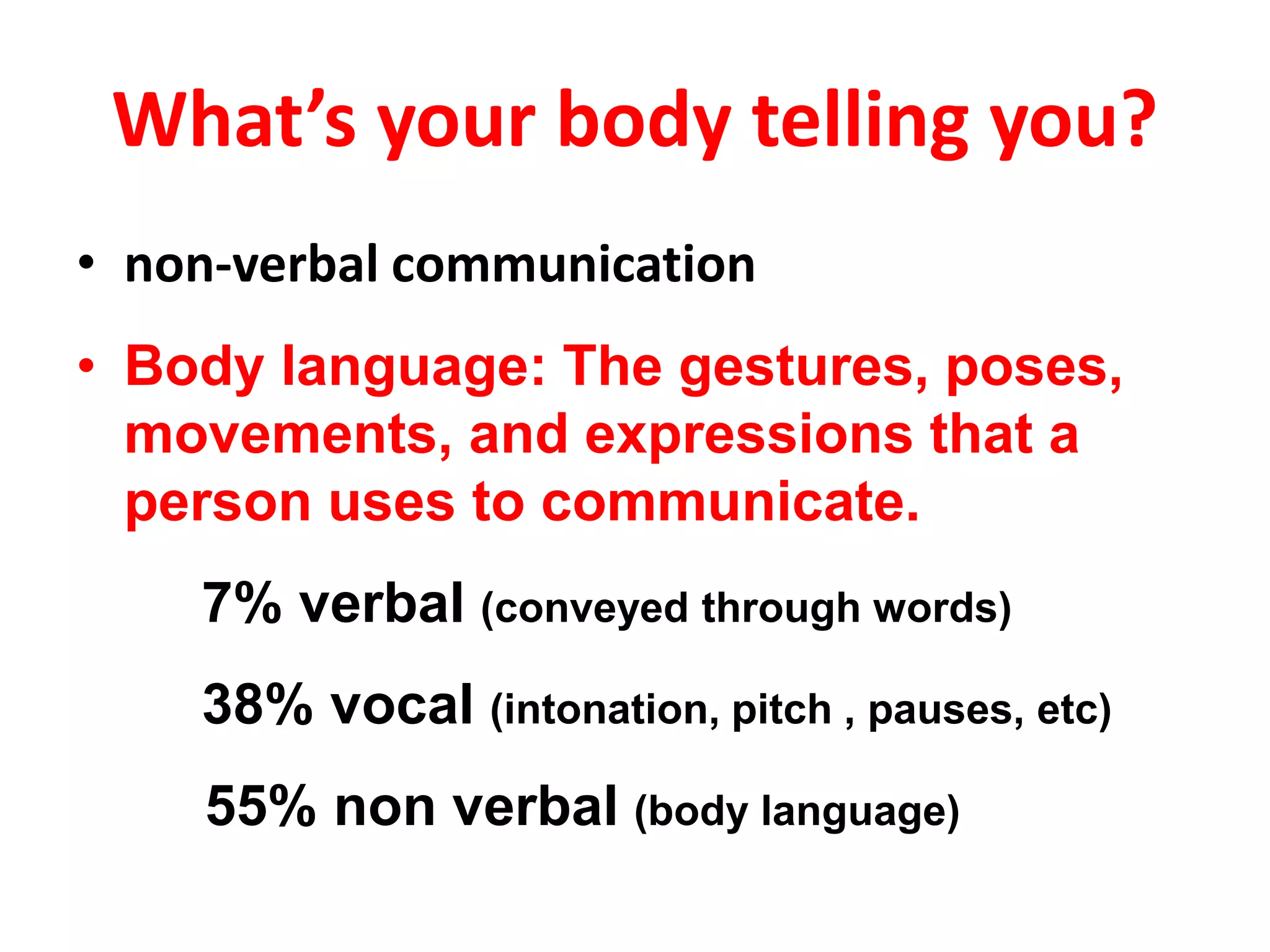 Body language AND KINESICS | PPTX