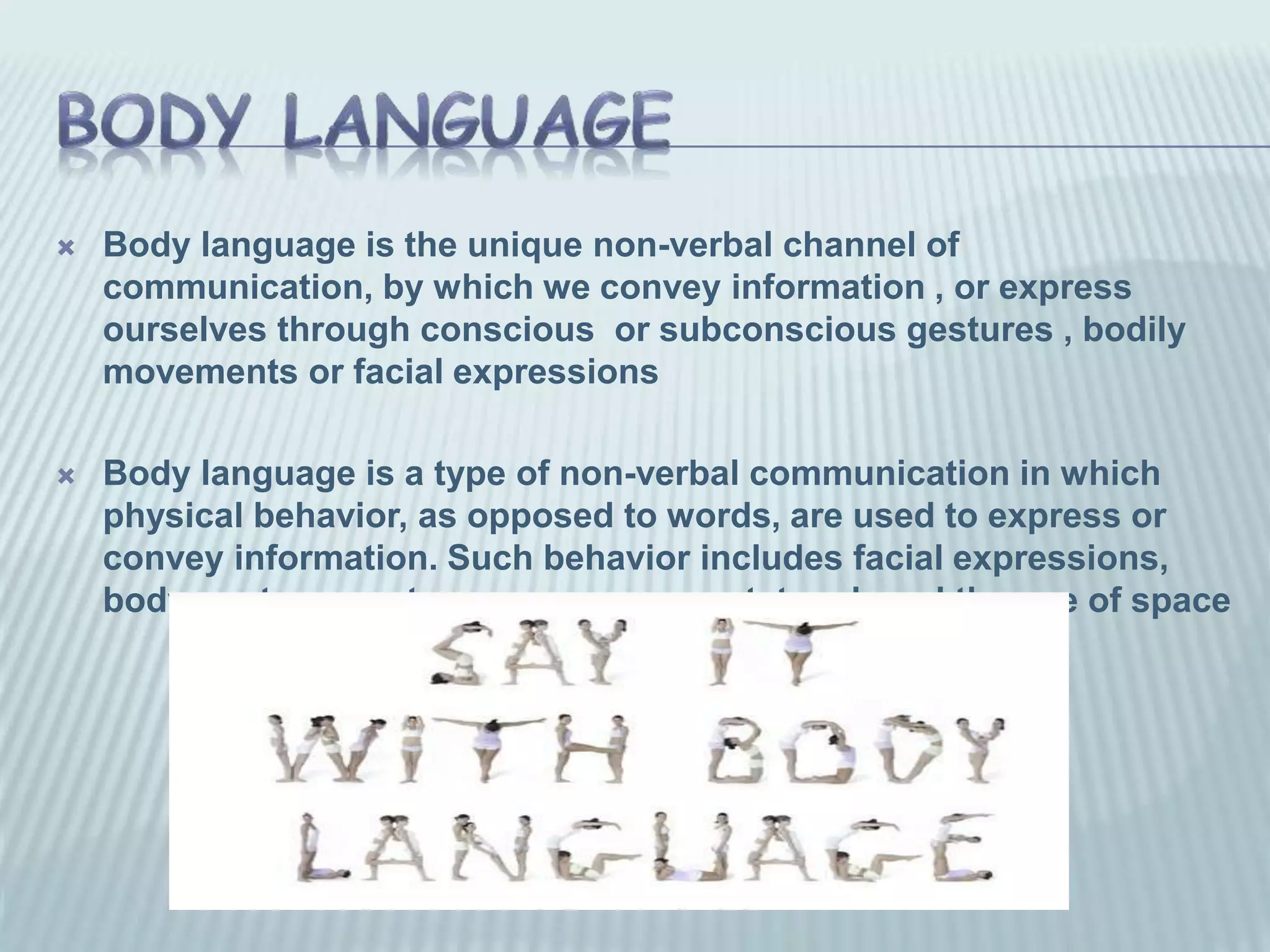 Body language | PPSX