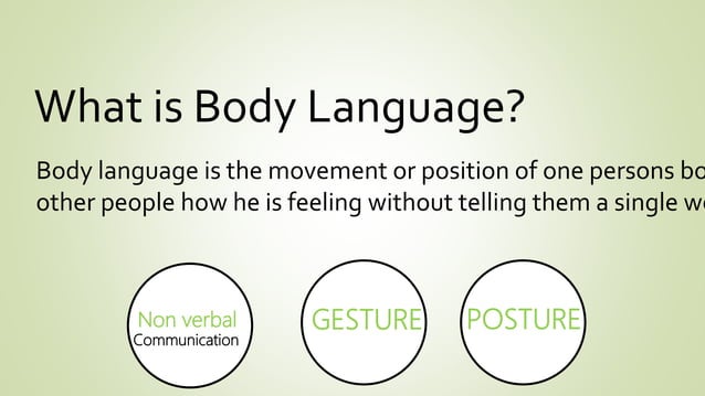Body language | PPT
