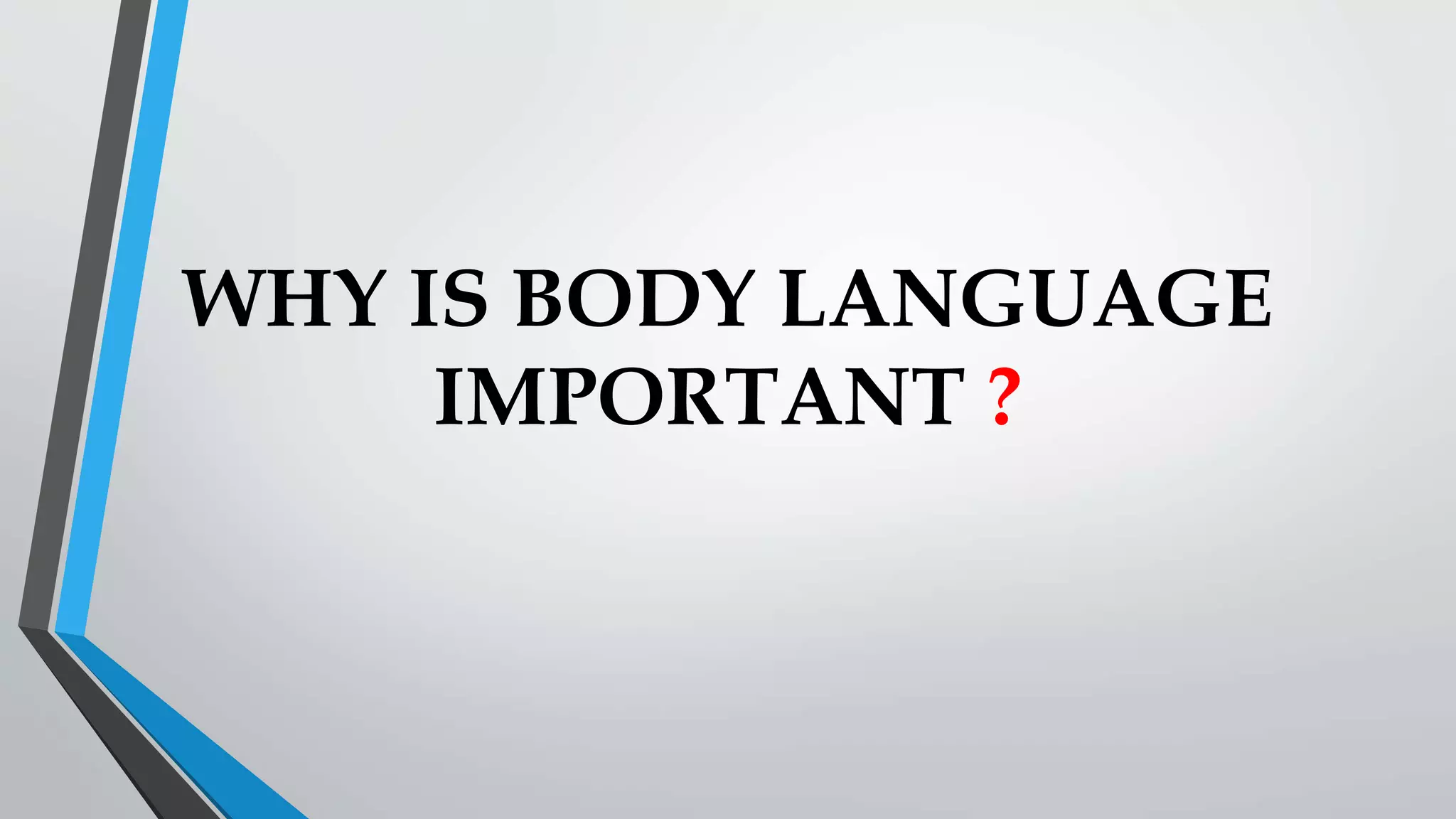 Body language | PPTX