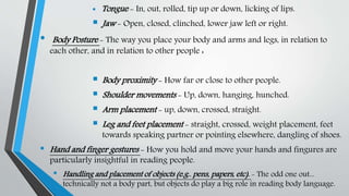 Body language | PPTX
