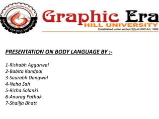Body language | PPT