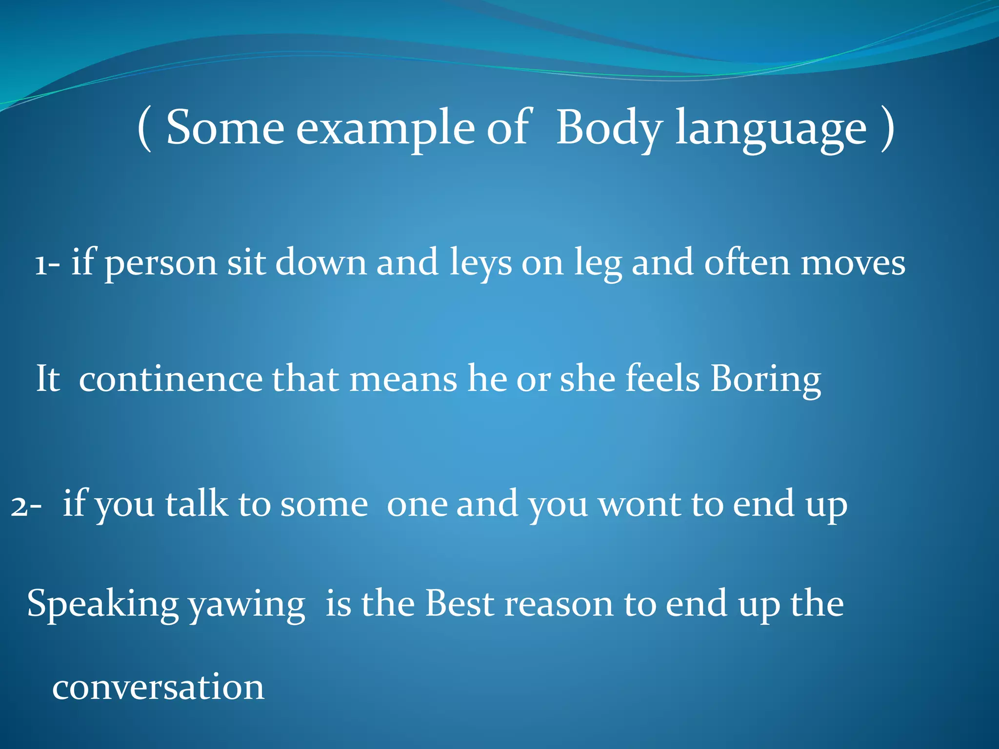 Body language | PPT