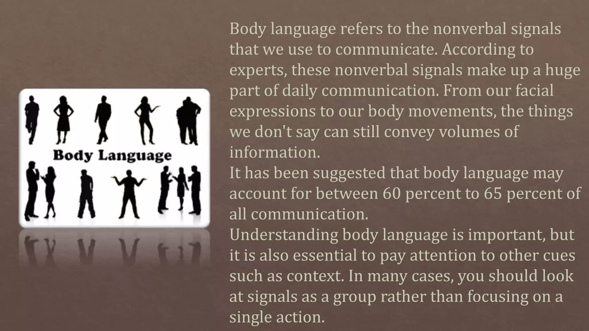 Body language | PPTX