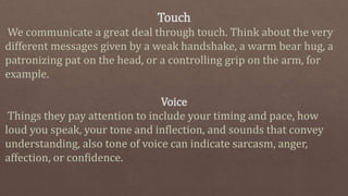 Body language | PPTX