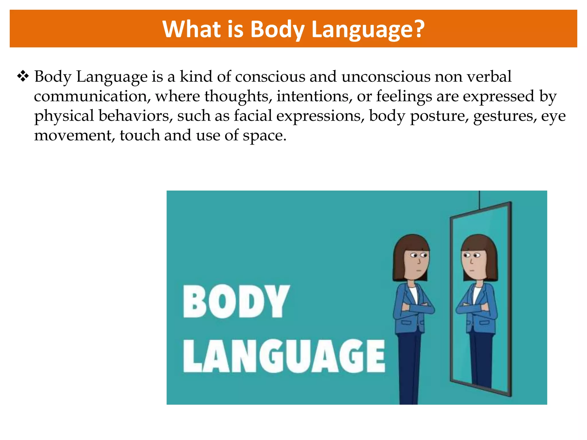 Non Verbal Communicationppt Nonverbal Communication Body Language