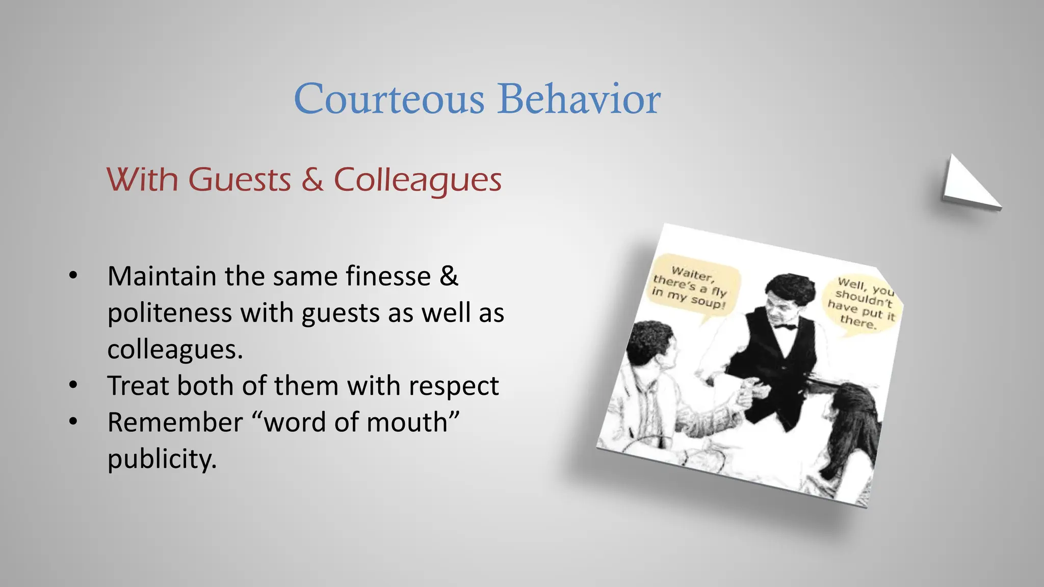 Body Language For Hospitality Staff While in the work area | PDF