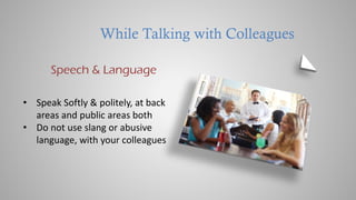 Body Language For Hospitality Staff While in the work area | PDF