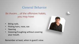 Body Language For Hospitality Staff While in the work area | PDF