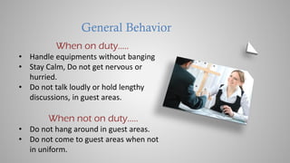 Body Language For Hospitality Staff While in the work area | PDF