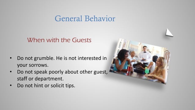 Body Language For Hospitality Staff While in the work area | PDF ...