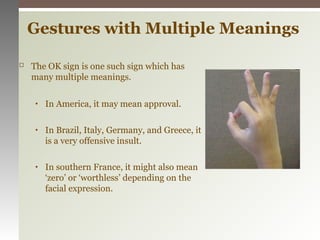 BodyLanguage nad its importance in communication | PPT