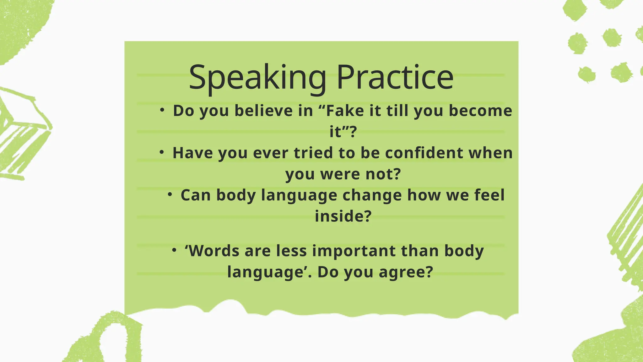 Body Language.pptx speak without words ppt | PPTX