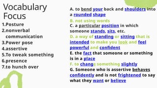 Body Language.pptx speak without words ppt | PPTX