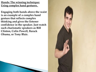 Body language common mistakes & Techniques to improve presentation ...