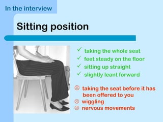 Body language interview | PPT