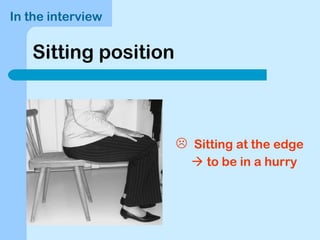 Body language interview | PPT