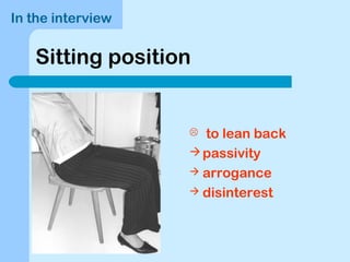 Body language interview | PPT