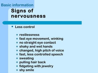 Body language interview | PPT