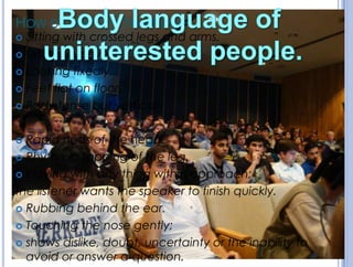 Body language | PPTX