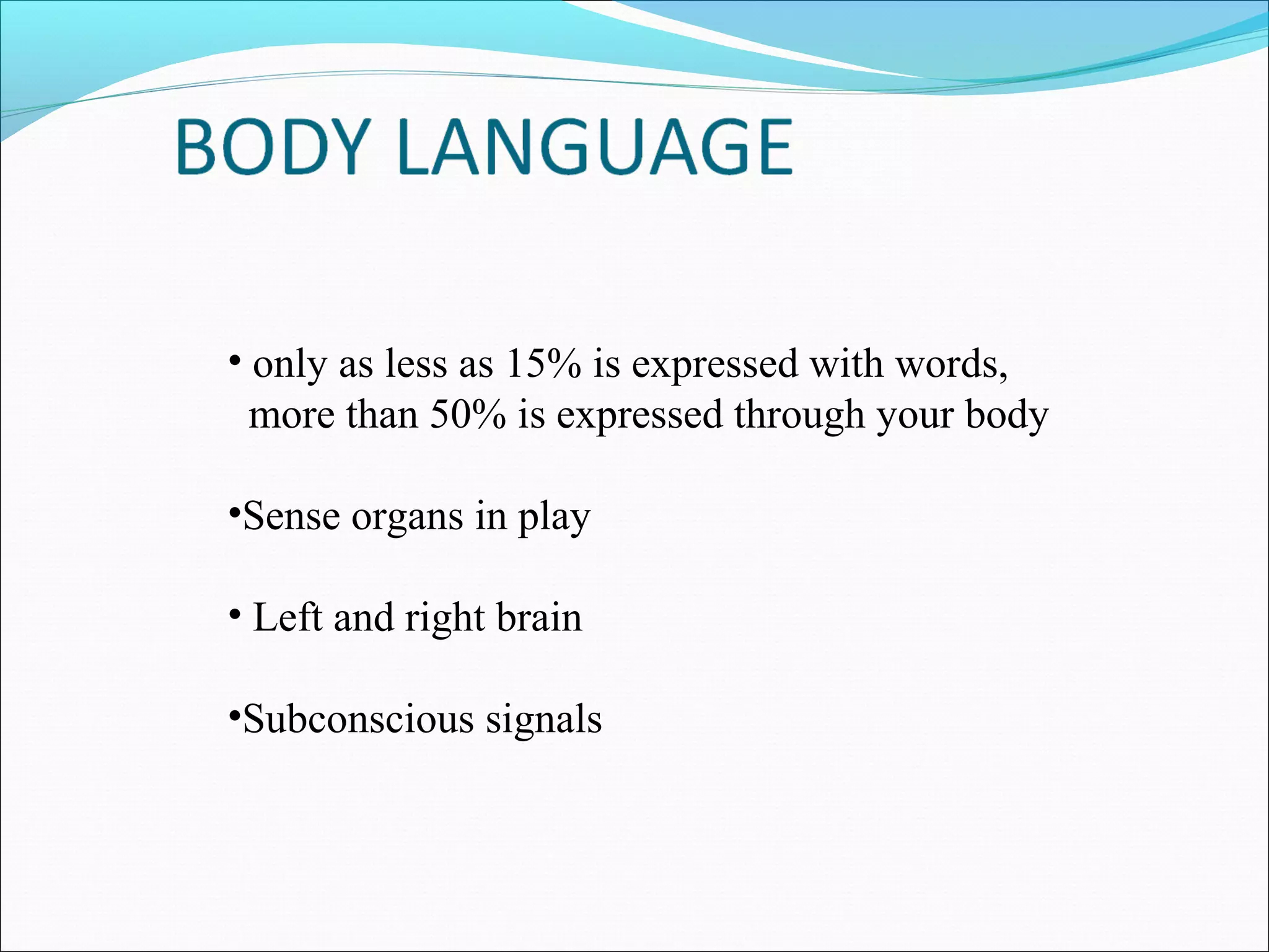 Body language | PPT