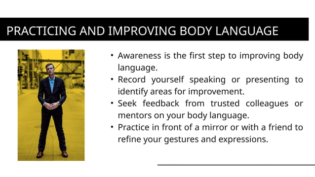 Body Language and Professional Gestures Presentation | PPTX | Social ...