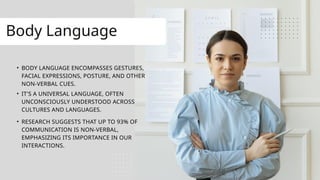 Body Language and Professional Gestures Presentation | PPTX