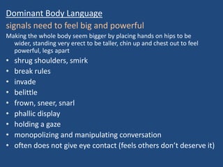 Body Language And Students | PPTX