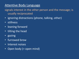 Body Language And Students | PPTX