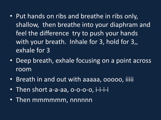 Body language and voice variety in teaching | PPTX