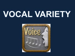 Body language and voice variety in teaching | PPTX