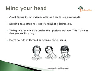Body language during an interview | PPTX