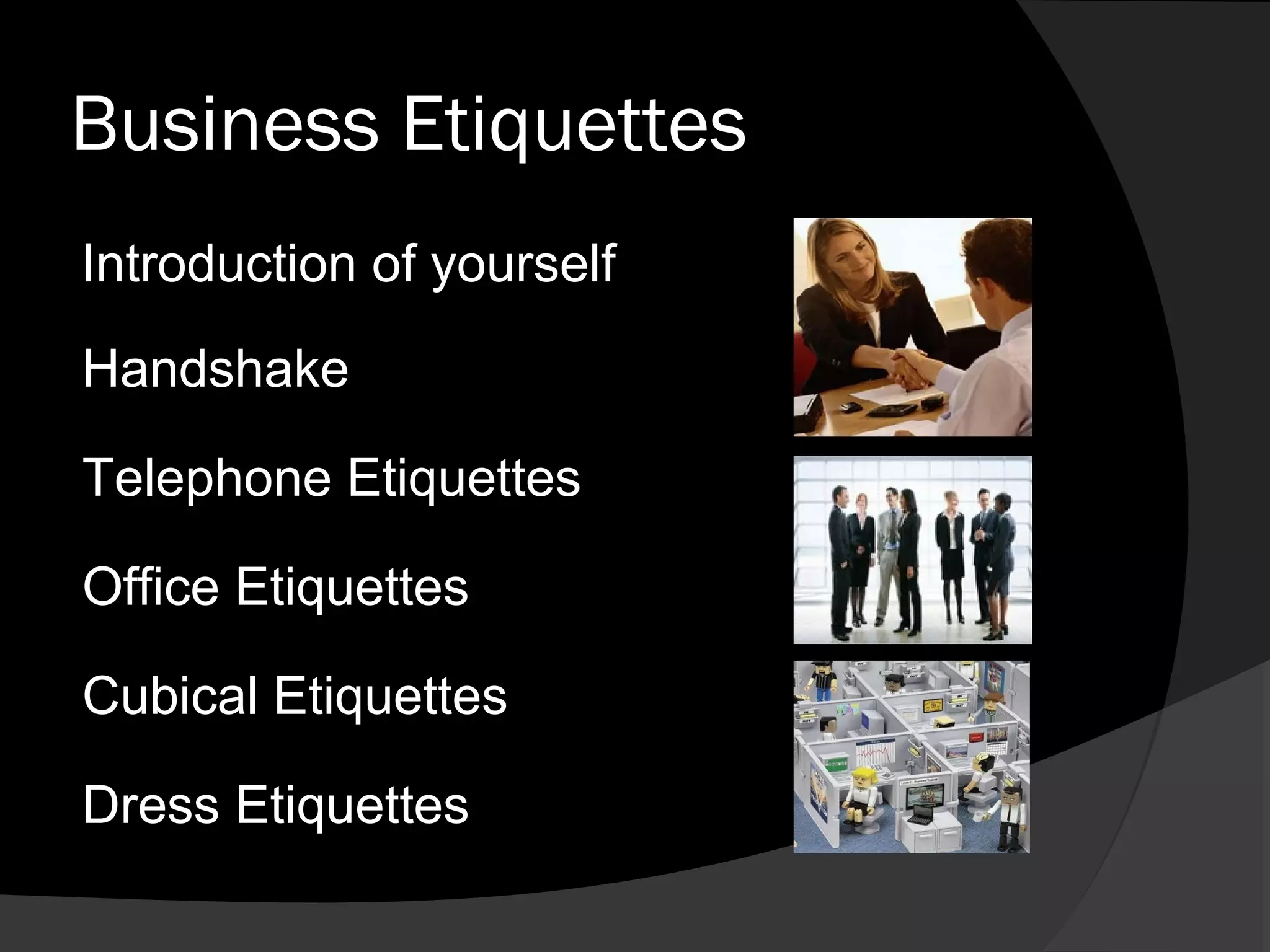 Body language, etiquette, interview skills | PPT