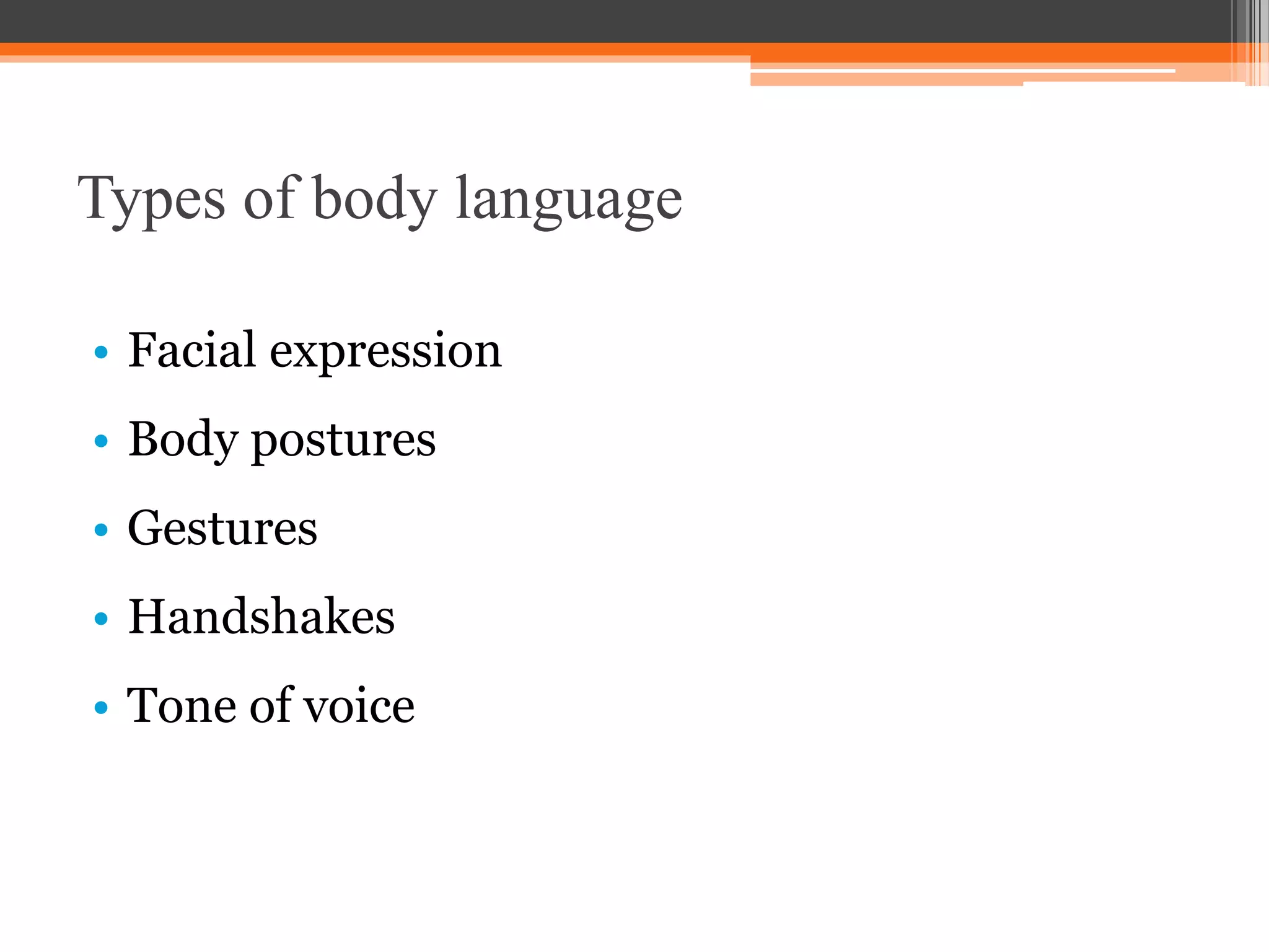 Body language in business communication | PPTX | Eye and Vision ...
