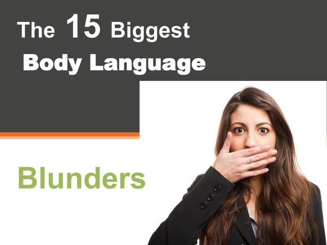 Body language in business communication | PPTX | Eye and Vision ...