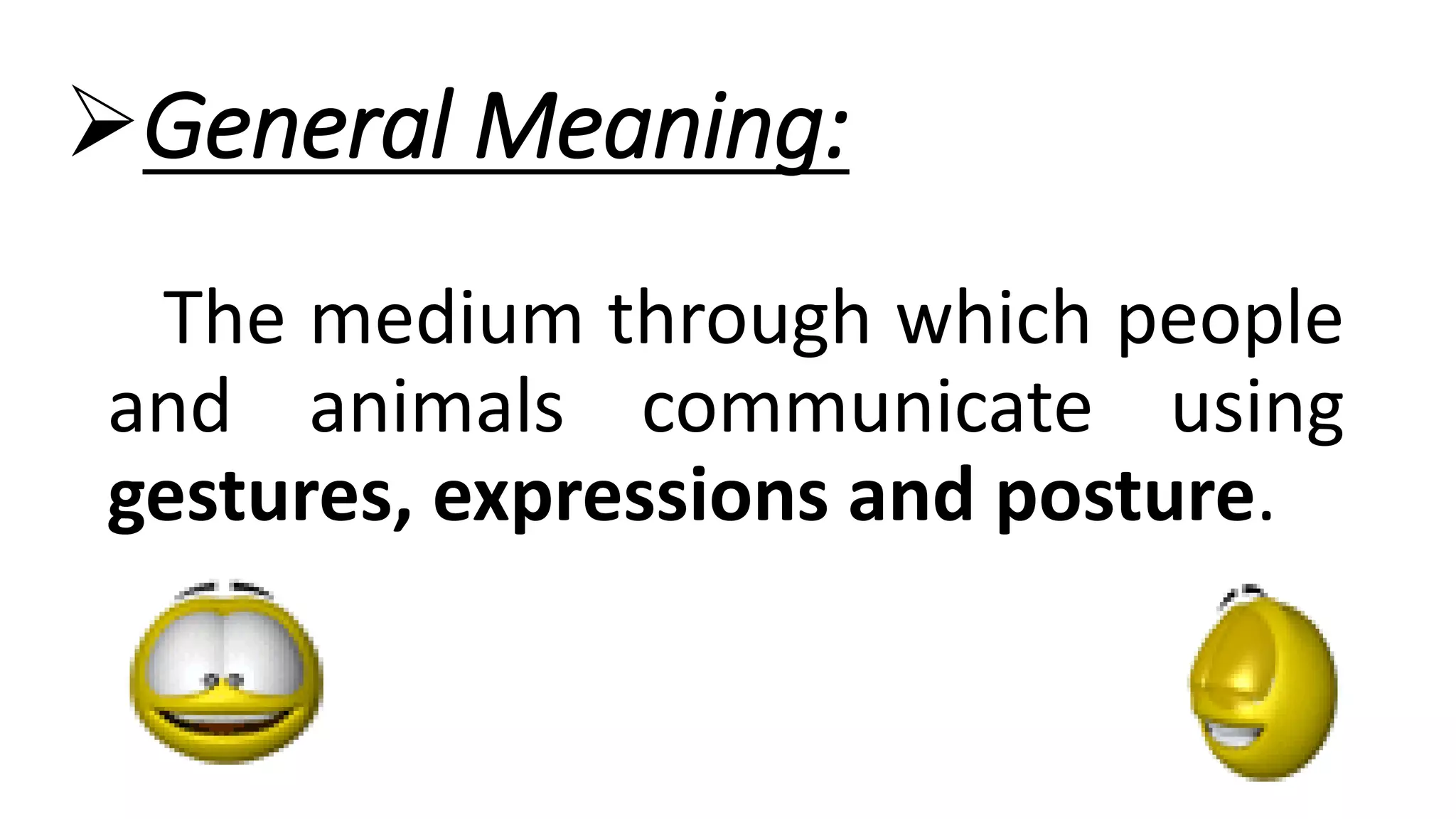 Body language in communication | PPTX