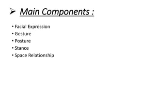 Body language in communication | PPTX