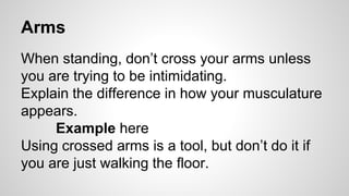 Body language judge seminar | PPTX