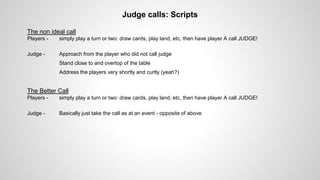 Body language judge seminar | PPTX