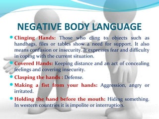 Body language for effective communication | PPT